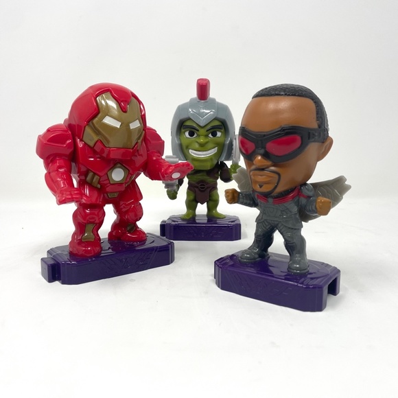 Toys | 220 Mcdonalds Happy Meal Avenger Minature Figurines Hulk Hulk ...